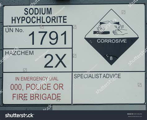 Sodium Hypochlorite Hazard Label At Shanita Matheny Blog
