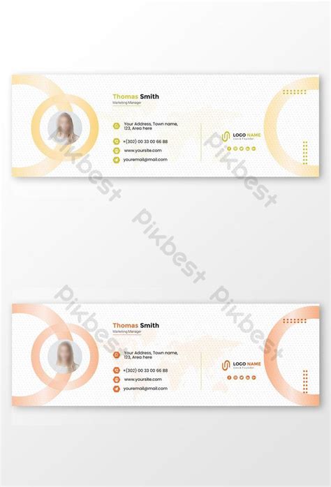 Email Signature Template Ai Free Download Pikbest