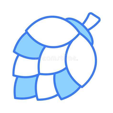 Check This Beautifully Designed Icon Of Pine Cone In Modern Style Stock Vector Illustration Of