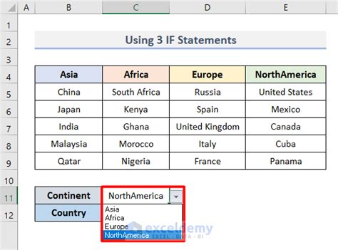How To Use Multiple IF Statements In Excel Data Validation 3 Examples