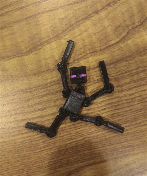 Minecraft Papercraft Enderman Template
