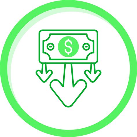 Decrease Green Mix Icon 38138134 Vector Art At Vecteezy