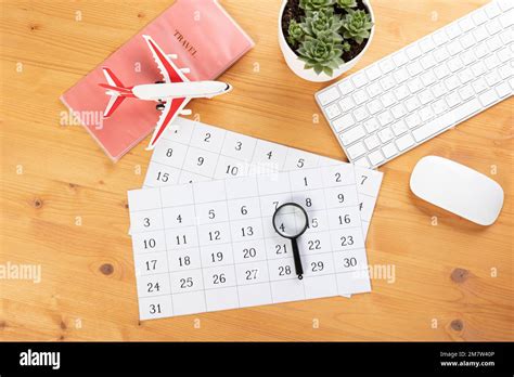 Calendar And Reminders For Work Trips Travel And Vacations Glider On