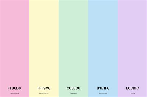 25 Best Pastel Color Palettes With Names And Hex Codes Creativebooster