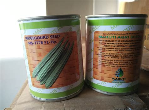Green F1 Hybrid Ridge Gourd Seeds Packaging Type Pouch Packingtin