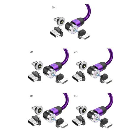 Methold Cable De Succión Magnética Para Usb Carga Rápida Cabeza Redonda