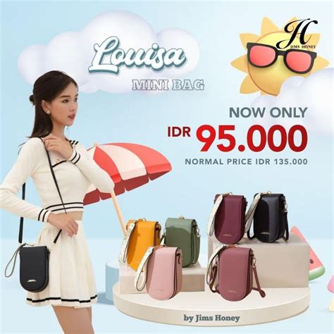 Jual Jimshoney Surabaya Louisa Minibag Luisa Mini Bag Terbaru Jims