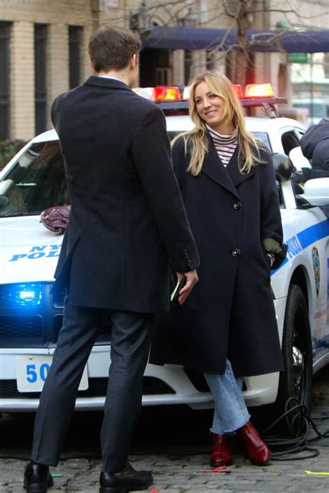 Kaley Cuoco Sips Tiny Bottle Of Vodka On Set Of The Flight Attendant Metro News