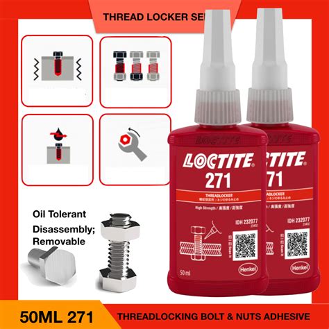 50ml 271 Red 11 Min Curing Time