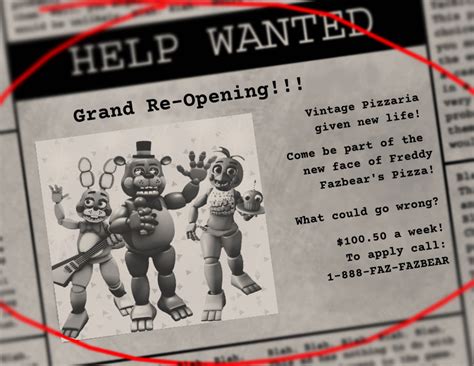 Fnaf 2 Newspaper Tbwk128 Do Not Repost By Tbwk128 On Deviantart