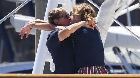 Ellen Degeneres And Portia De Rossi Kiss On A Yacht Photos Us Weekly