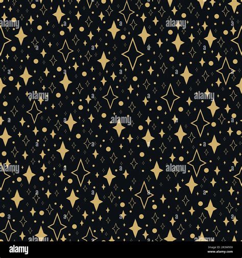 Star Shape Seamless Pattern Stock Vector Images Alamy