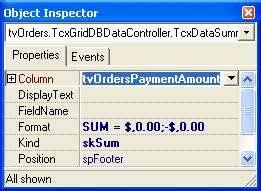 Creating Footer And Group Summaries Vcl Devexpress Documentation