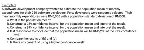 Solved Example 1 A Software Development Company Wanted To