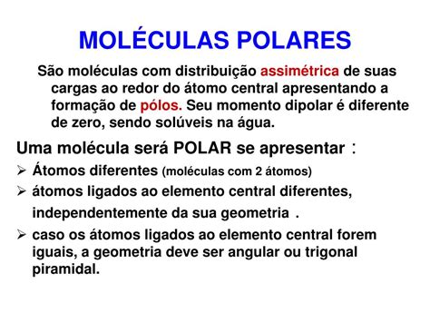 Ppt Geometria E Polaridade Das MolÉculas Powerpoint Presentation