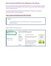 How To Use The HCPCS Level II Manual In The Library Pdf How To Use The HCPCS Level II Manual