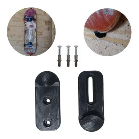 Suporte Gancho Ajustável De Parede Para Skate E Longboard Parcelamento Sem Juros