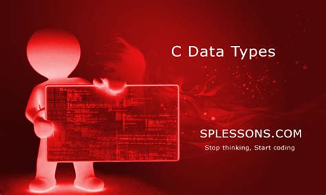 C Data Types SPLessons