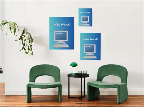 Hello World Poster Python Computer Science Decor Coding Classroom Tech
