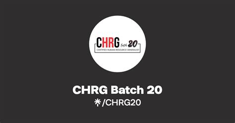 Chrg Batch 20 Instagram Linktree