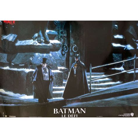 batman returns french lobby card 12x15 in 1992 n07