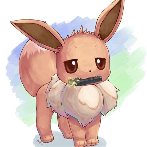 135426 Safe Artistplattyneko Eevee Eeveelution Fictional