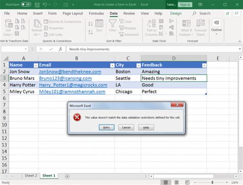 How To Create A Form In Excel Guide Clickup