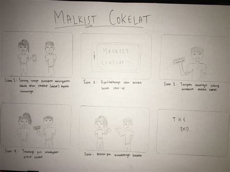Contoh Storyboard Iklan Makanan Ringan