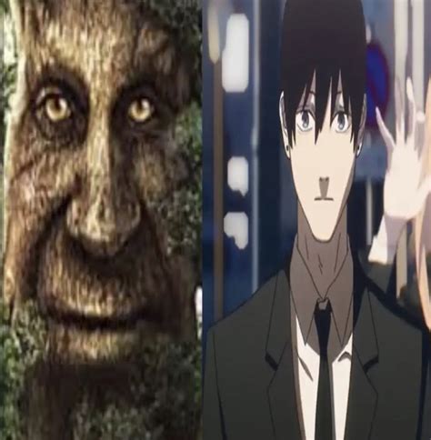 Staring Contest Chainsaw Anime Anime Memes