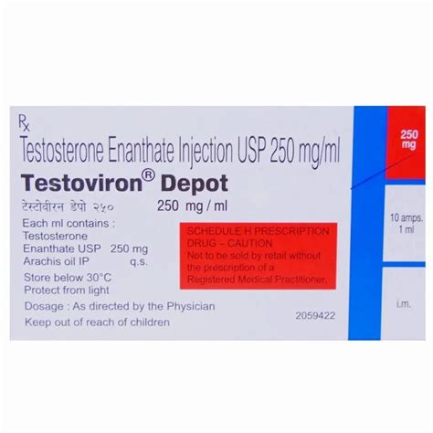 Testosterone 250mg Injection At ₹ 460vial Testosterone Injection In