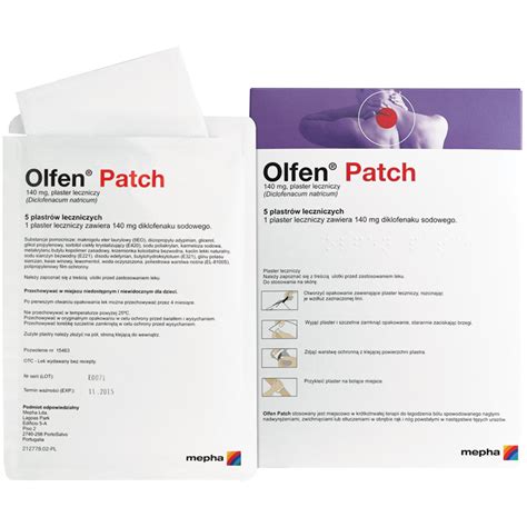 Olfen Patch Plastry Lecznicze 5 Szt 1 Opak Hebeapteka Pl