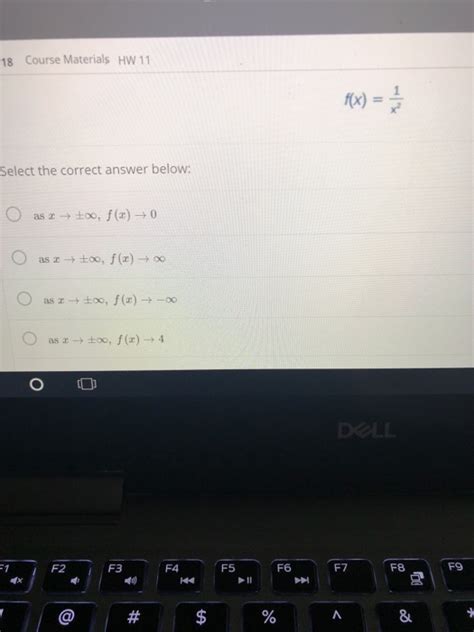 Solved Use Arrow Notation To Describe The End Behavior Of