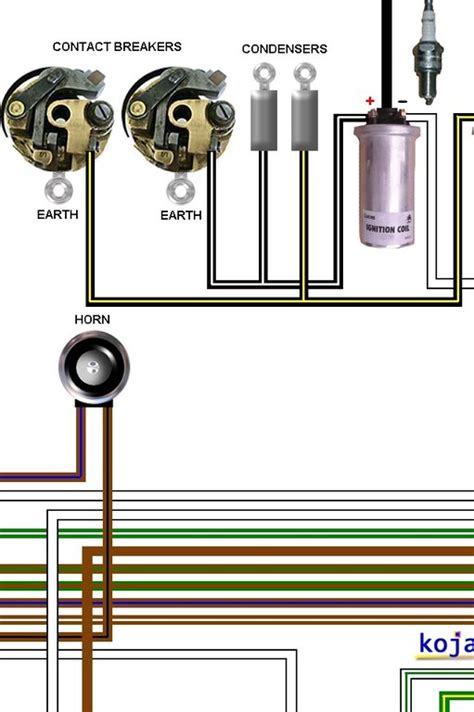 Bsa A50 And A65 1969 1970 Colour Electrical Wiring Diagram