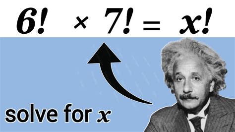 A Very Tricky Math Question With Factorial Youtube