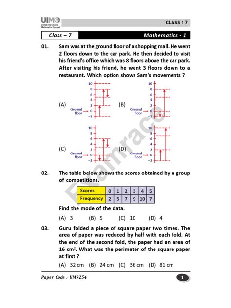 uimo class 7 paper set b 2021 level 2 pdf elementary geometry