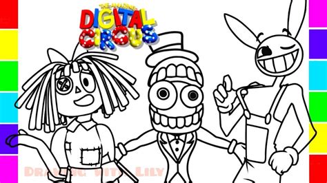 The Amazing Digital Circus Coloring Pages How To Color All
