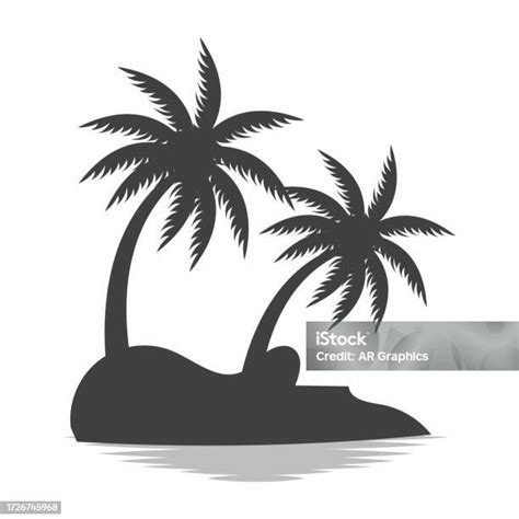 코코넛 나무 로고 디자인 해변 식물 벡터 야자수 여름 일러스트레이션 템플릿 경관에 대한 스톡 벡터 아트 및 기타 이미지 경관 계절 관광 Istock