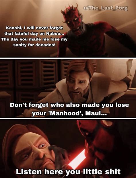 The Second Time Maul Was Murdered Rprequelmemes