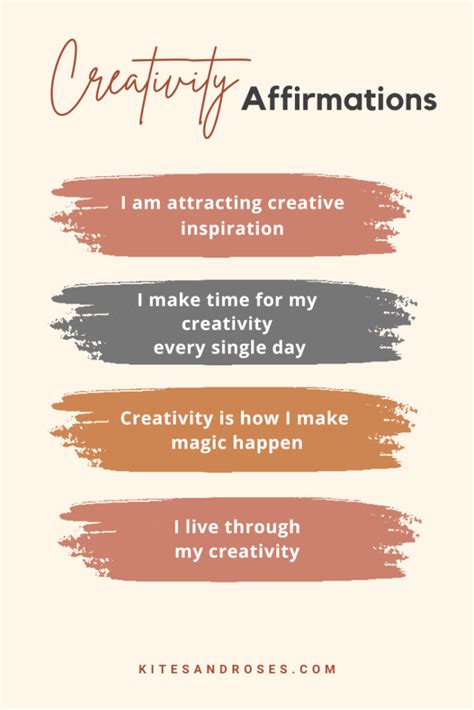 41 Creativity Affirmations Thatll Inspire Artists Kites And Roses