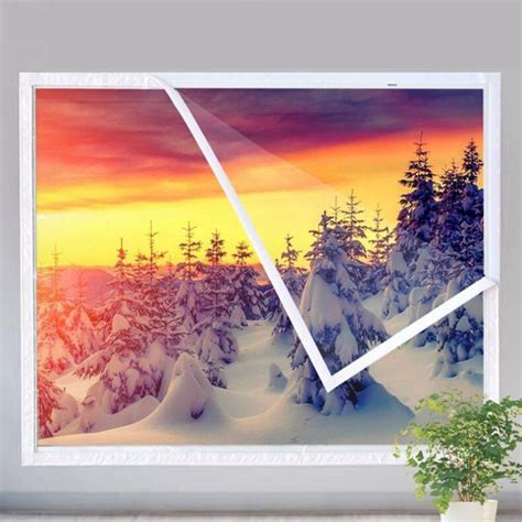 Kunyu Winter Windproof Thermal Indoor Plastic Curtain Window Insulation