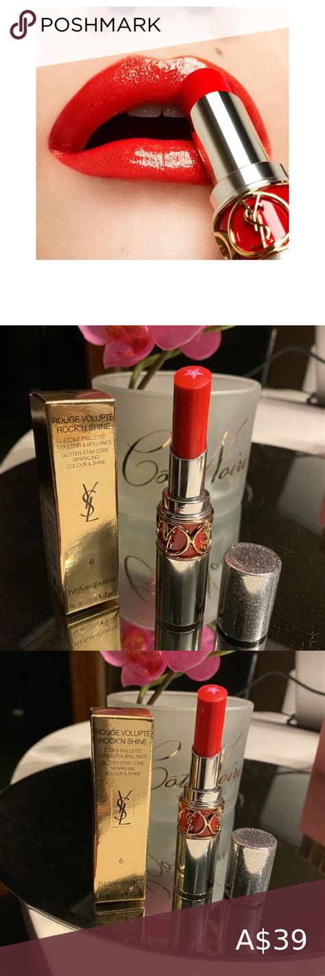 Yves Saint Laurent ROUGE VOLUPTÉ ROCKN SHINE Lipstick 6 BNIB