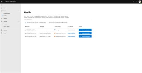 동기화 상태 및 모니터링 School Data Sync Microsoft Learn