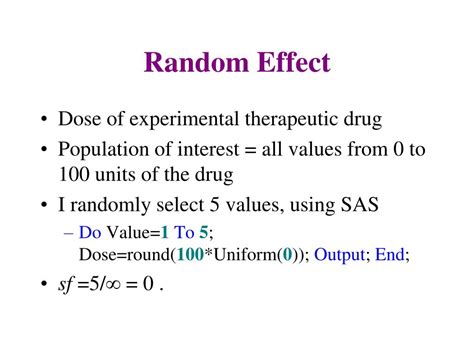 Ppt Fixed Random And Mixed Effects Anova Powerpoint Presentation
