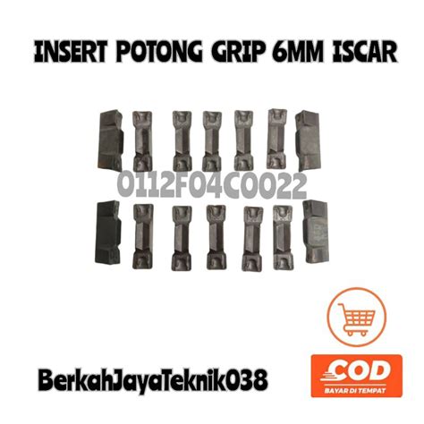 Jual Insert Bubut Insert Potong Grip 6mm Iscar Shopee Indonesia