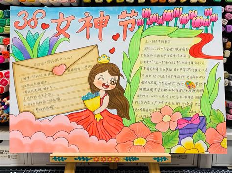三八节手抄报简单又漂亮字少笔画怎么画又好看（汇总15张）手抄报图片大全
