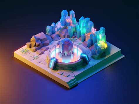 Nexus Low Poly 3d Illustration Kirill Shvetsov Artofit