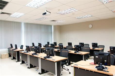 Computer Classroom With Multiple Machines