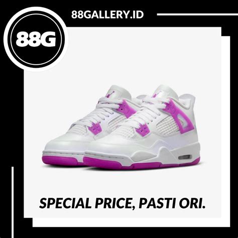 Jual Air Jordan 4 Hyper Violet Shopee Indonesia