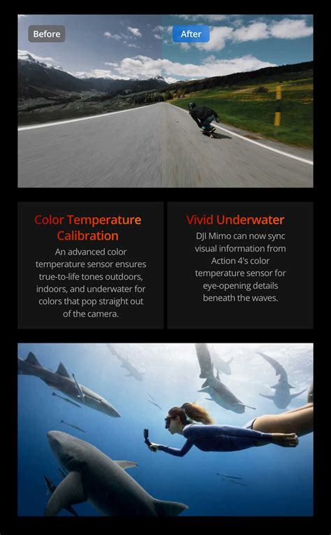 Dji Osmo Action 4 Action Camera กล้องแอคชั่น กล้องดำน้ำ เซ็นเซอร์