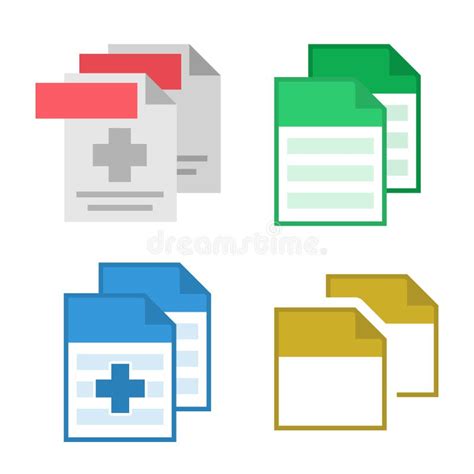 Vecteur De Dossier De Format Symbole De Formats De Fichier De